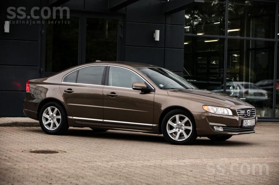 Brown Volvo S80 2014 in Jelgava, with an engine capacity of 2.00 L and mileage of 0 thousand km for 8590 €, photo 7 on AUTOMOTO.COM.LV
