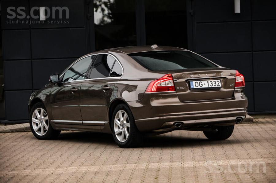 Brown Volvo S80 2014 in Jelgava, with an engine capacity of 2.00 L and mileage of 0 thousand km for 8590 €, photo 14 on AUTOMOTO.COM.LV
