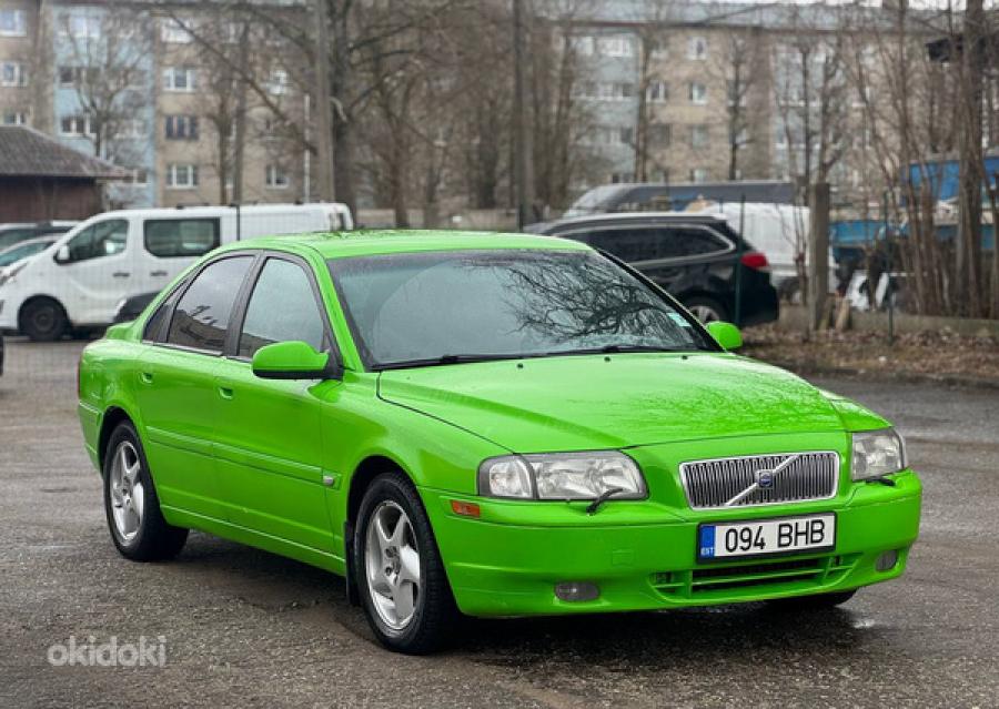 Green Volvo S80 2000 in Narva, with an engine capacity of 2.50 L and mileage of 385 thousand km for 890 €, photo 5 on AUTOMOTO.COM.LV