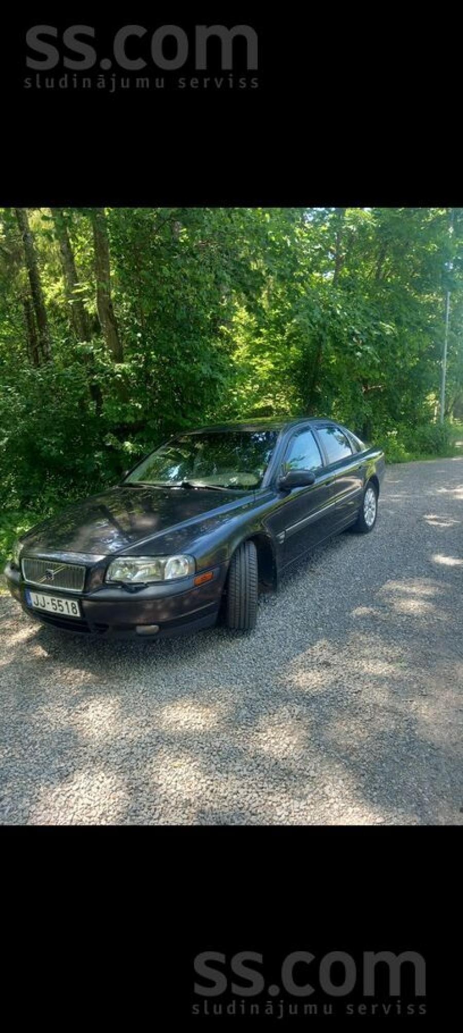 Grey Volvo S80 1999 in Saldus, with an engine capacity of 2.40 L and mileage of 350 thousand km for 1300 €, photo 3 on AUTOMOTO.COM.LV