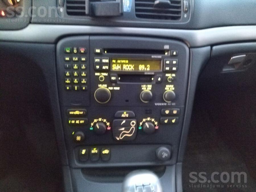 Grey Volvo S80 2002 in Riga, with an engine capacity of 2.00 L and mileage of 311 thousand km for 1200 €, photo 8 on AUTOMOTO.COM.LV