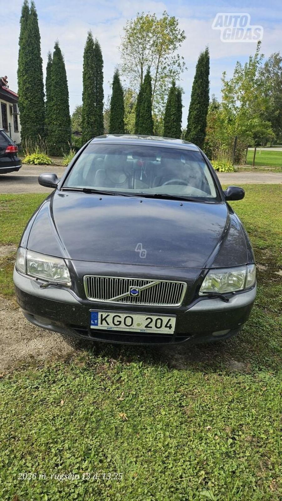 Pelēks Volvo S80 2002 Ukmergė, ar dzinēja tilpumu 2.40 L un nobraukumu 426 tūkst. km par 800 €, foto 4 vietnē AUTOMOTO.COM.LV