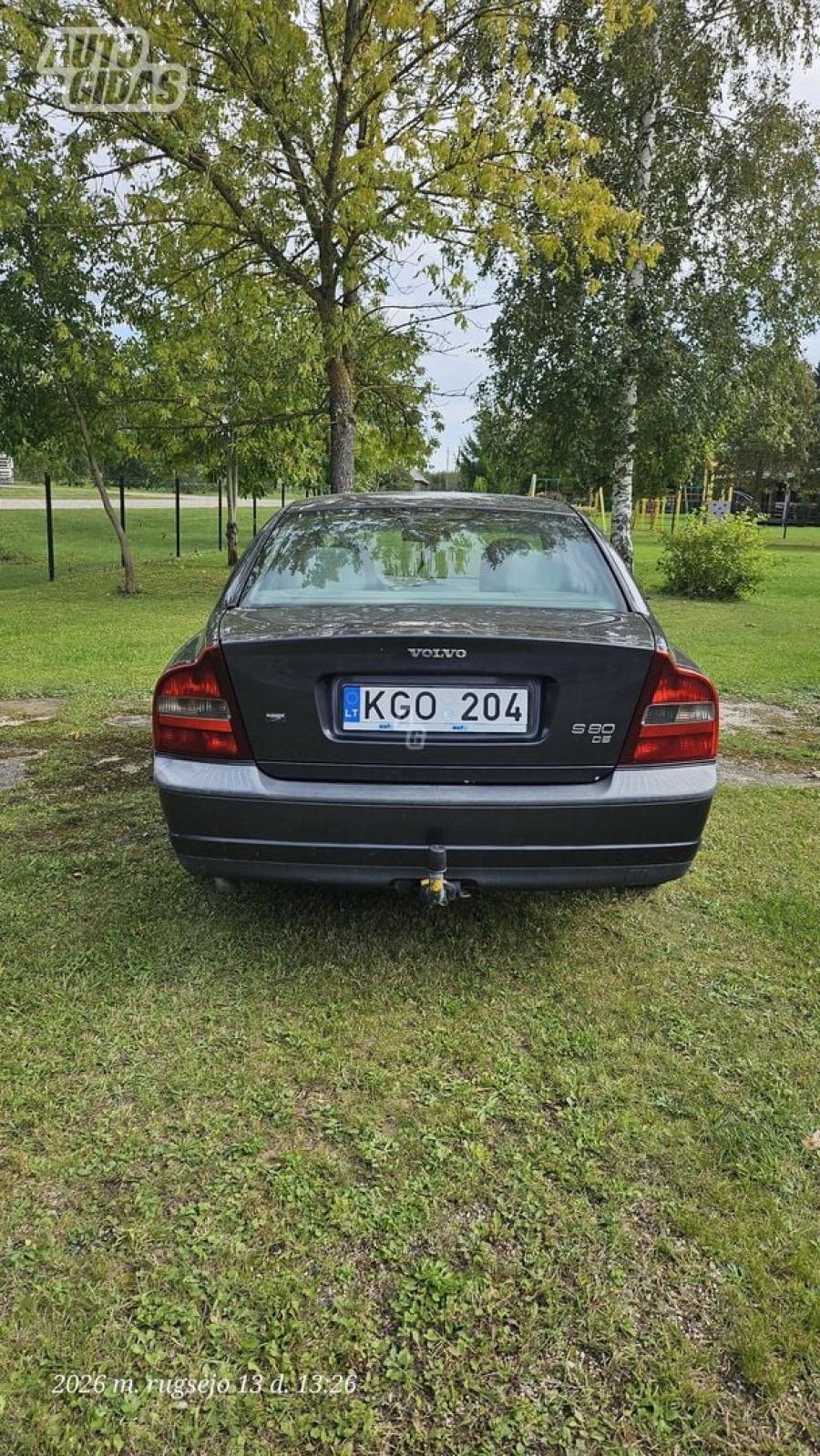 Pelēks Volvo S80 2002 Ukmergė, ar dzinēja tilpumu 2.40 L un nobraukumu 426 tūkst. km par 800 €, foto 7 vietnē AUTOMOTO.COM.LV