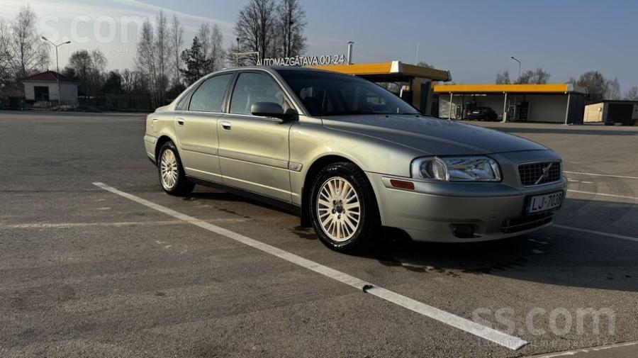 Pelēks Volvo S80 2003 Aizkraukle, ar dzinēja tilpumu 2.40 L un nobraukumu 324 tūkst. km par 1550 €, foto 3 vietnē AUTOMOTO.COM.LV