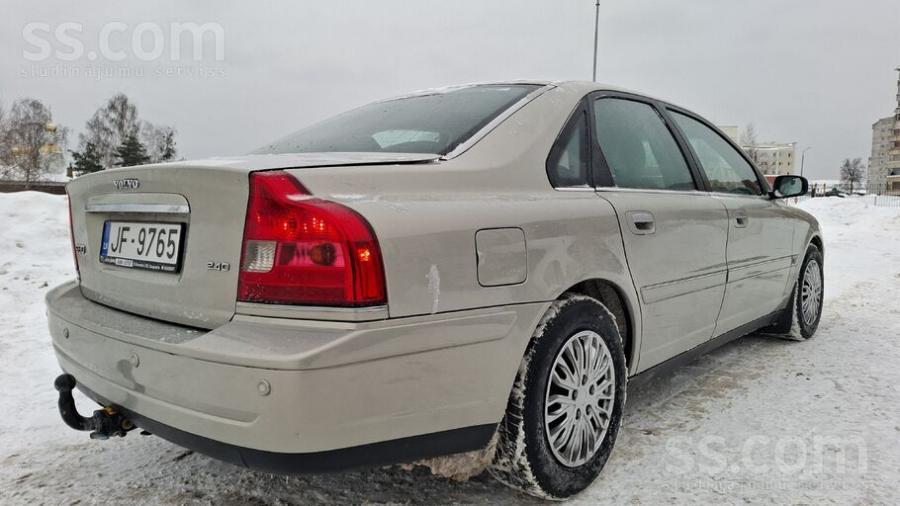 Pelēks Volvo S80 2003 Daugavpils, ar dzinēja tilpumu 2.40 L un nobraukumu 344 tūkst. km par 1350 €, foto 10 vietnē AUTOMOTO.COM.LV