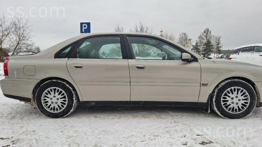Pelēks Volvo S80 2003 Daugavpils, ar dzinēja tilpumu 2.40 L un nobraukumu 344 tūkst. km par 1350 €, foto 11 vietnē AUTOMOTO.COM.LV