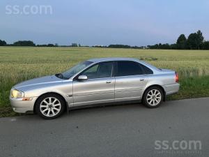 Grey Volvo S80 2003 in Jekabpils, with an engine capacity of 2.40 L and mileage of 271 thousand km for 1500 €, photo 4 on AUTOMOTO.COM.LV