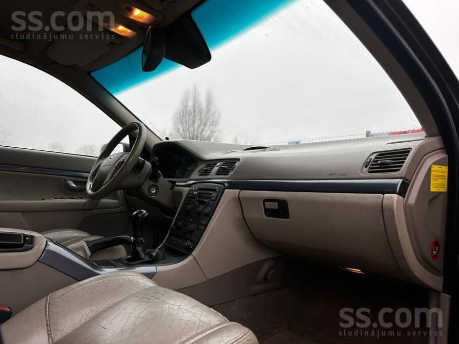 Pelēks Volvo S80 2005 Jelgava, ar dzinēja tilpumu 2.40 L un nobraukumu 0 tūkst. km par 1790 €, foto 11 vietnē AUTOMOTO.COM.LV