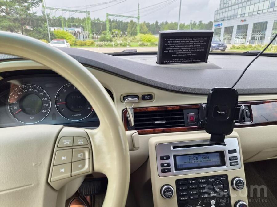 Pelēks Volvo S80 2007 Rīga, ar dzinēja tilpumu 2.40 L un nobraukumu 286 tūkst. km par 3900 €, foto 9 vietnē AUTOMOTO.COM.LV