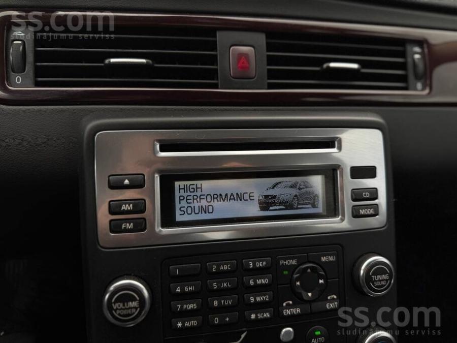 Grey Volvo S80 2007 in Riga, with an engine capacity of 2.40 L and mileage of 313 thousand km for 2950 €, photo 20 on AUTOMOTO.COM.LV