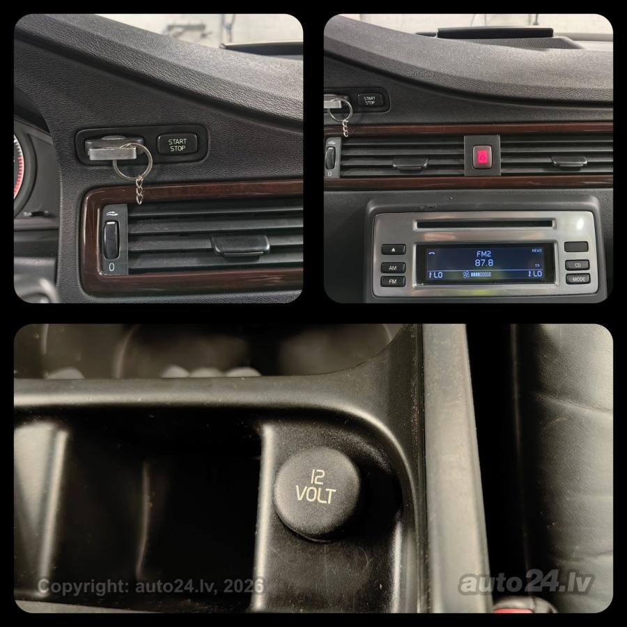 Grey Volvo S80 2007 in Viljandi, with an engine capacity of 2.40 L and mileage of 295 thousand km for 3990 €, photo 24 on AUTOMOTO.COM.LV
