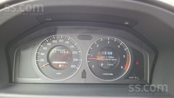 Grey Volvo S80 2007 in Riga, with an engine capacity of 2.40 L and mileage of 415 thousand km for 1900 €, photo 10 on AUTOMOTO.COM.LV