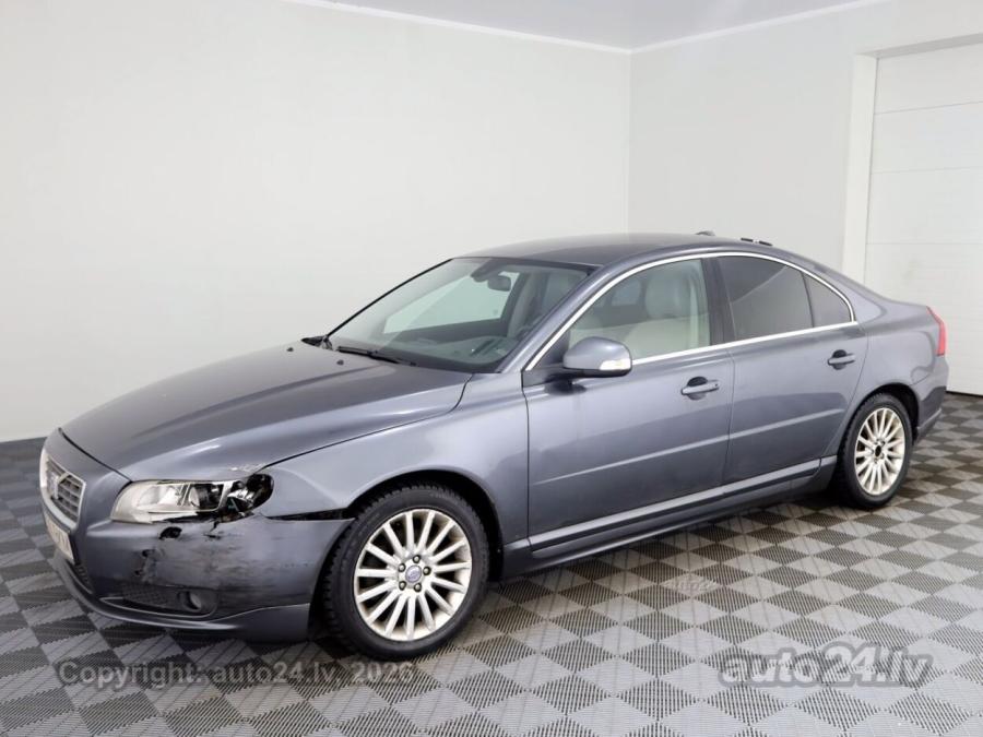 Grey Volvo S80 2008 in Tallinn, with an engine capacity of 2.40 L and mileage of 349 thousand km for 1499 €, photo 2 on AUTOMOTO.COM.LV