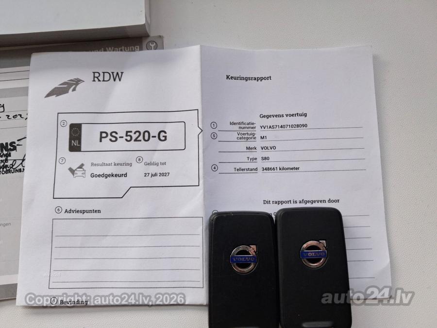 Pelēks Volvo S80 2008 Paide, ar dzinēja tilpumu 2.40 L un nobraukumu 349 tūkst. km par 5750 €, foto 16 vietnē AUTOMOTO.COM.LV
