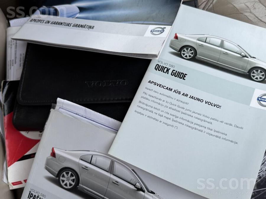 Grey Volvo S80 2008 in Riga, with an engine capacity of 2.40 L and mileage of 311 thousand km for 2500 €, photo 21 on AUTOMOTO.COM.LV