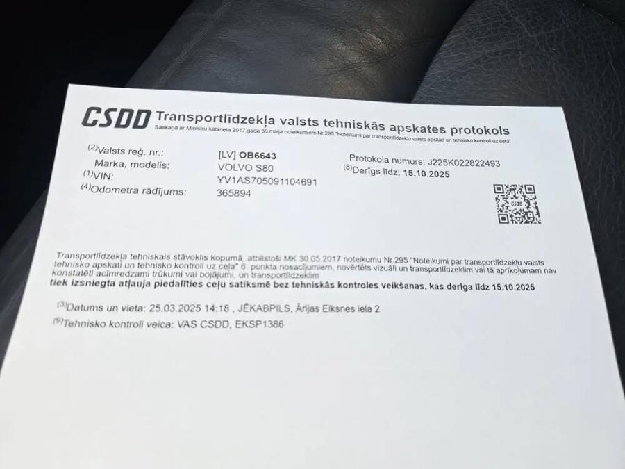 Серый Вольво С80 2009 в Екабпилс, объемом двигателя 2.40 л и пробегом 366 тыс. км за 5290 €, фото 27 на AUTOMOTO.COM.LV