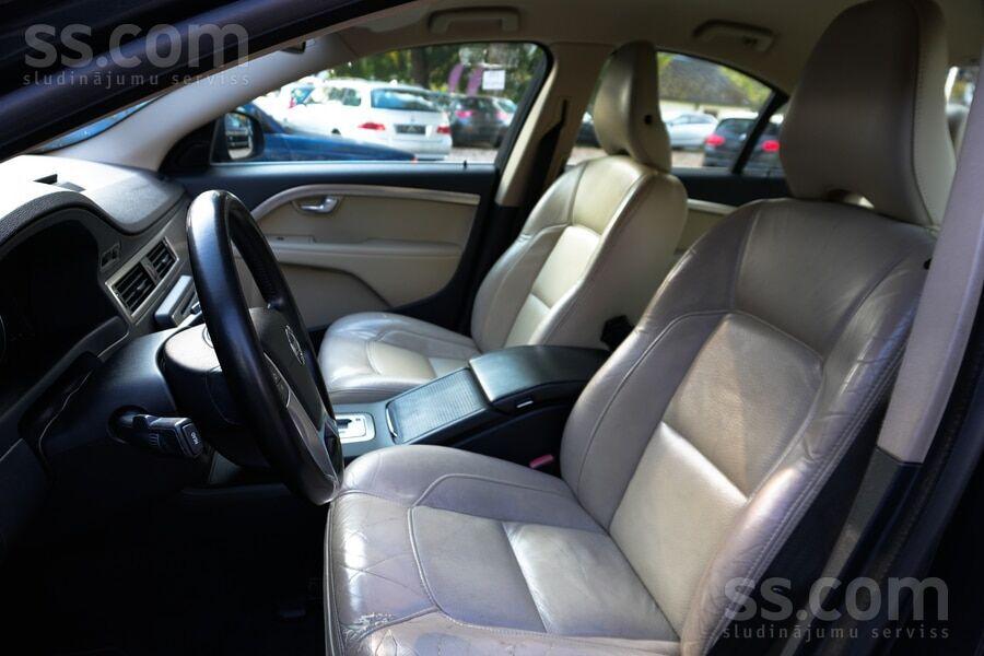 Grey Volvo S80 2010 in Riga, with an engine capacity of 2.00 L and mileage of 290 thousand km for 6790 €, photo 7 on AUTOMOTO.COM.LV