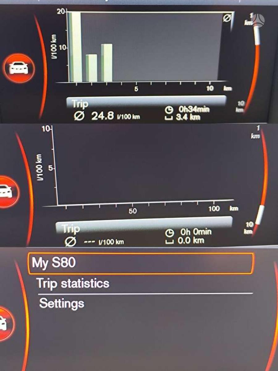 Серый Вольво С80 2014 в Шяуляй, объемом двигателя 2.40 л и пробегом 355 тыс. км за 7800 €, фото 22 на AUTOMOTO.COM.LV