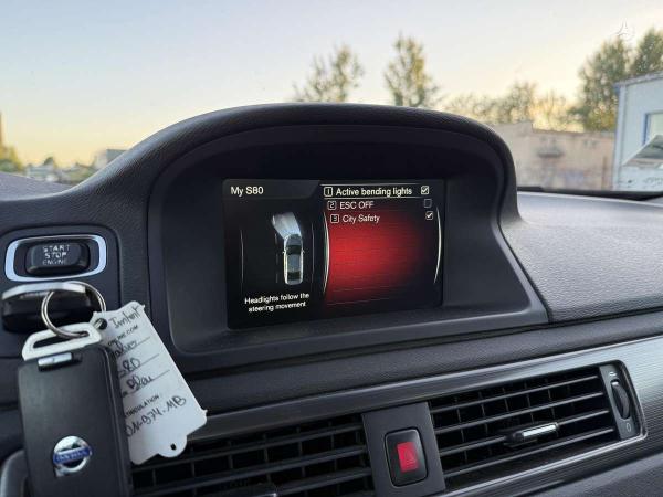 Pelēks Volvo S80 2015 Tauragė, ar dzinēja tilpumu 2.00 L un nobraukumu 224 tūkst. km par 8500 €, foto 10 vietnē AUTOMOTO.COM.LV