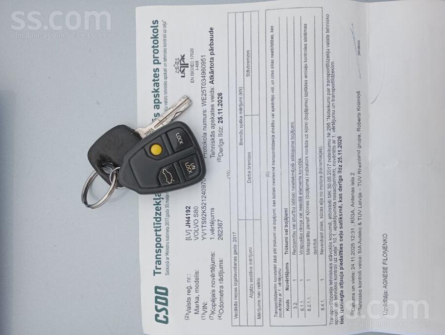 Pelēks Volvo S80 2001 Jelgava, ar dzinēja tilpumu 2.90 L un nobraukumu 268 tūkst. km par 2750 €, foto 18 vietnē AUTOMOTO.COM.LV