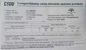 Красный Вольво С80 2001 в Балви, объемом двигателя 2.50 л и пробегом 312 тыс. км за 1500 €, фото 11 на AUTOMOTO.COM.LV