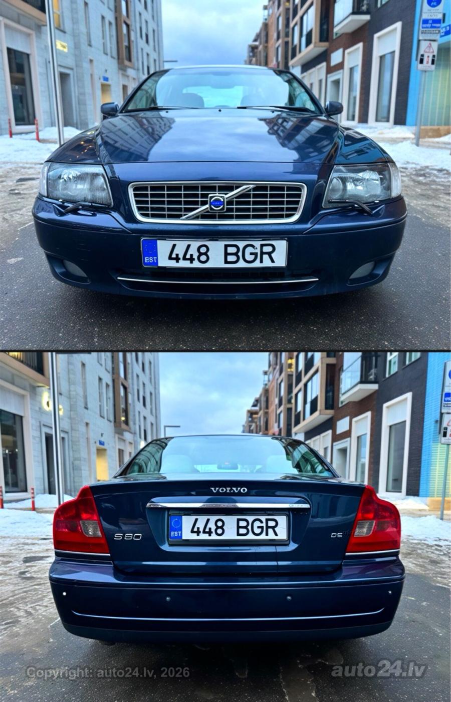Volvo S80 2003 in Tallinn, with an engine capacity of 2.40 L and mileage of 399 thousand km for 1999 €, photo 6 on AUTOMOTO.COM.LV