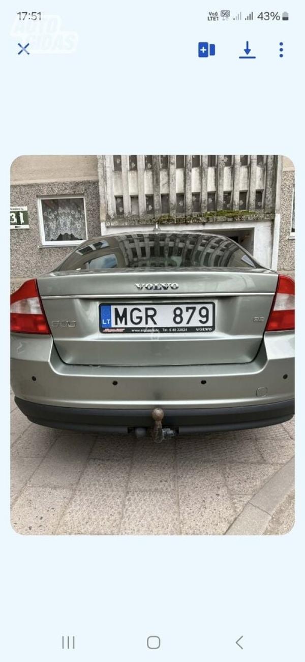 Volvo S80 2007 in Siauliai, with an engine capacity of 3.20 L and mileage of 345 thousand km for 3250 €, photo 2 on AUTOMOTO.COM.LV