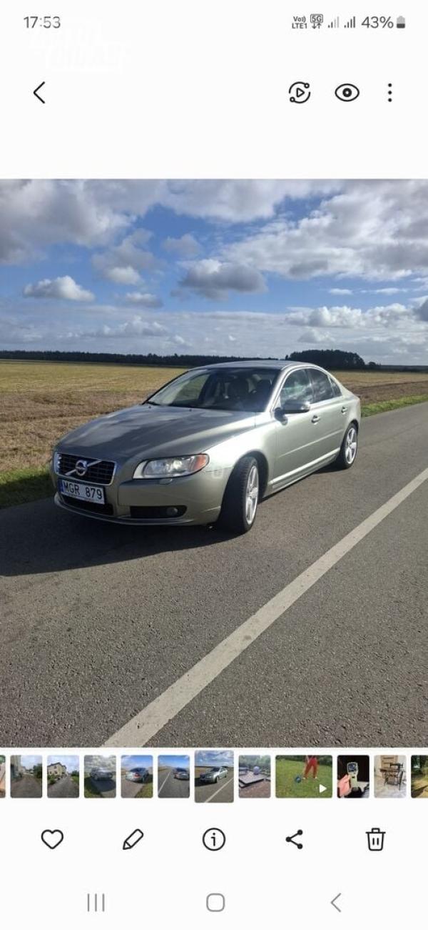 Volvo S80 2007 in Siauliai, with an engine capacity of 3.20 L and mileage of 345 thousand km for 3250 €, photo 3 on AUTOMOTO.COM.LV