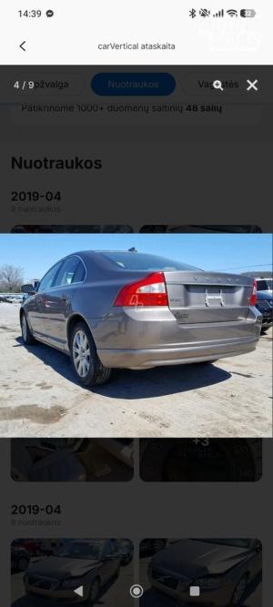 Volvo S80 2009 in Vilnius, with an engine capacity of 3.20 L and mileage of 295 thousand km for 5000 €, photo 15 on AUTOMOTO.COM.LV