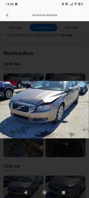 Volvo S80 2009 in Vilnius, with an engine capacity of 3.20 L and mileage of 295 thousand km for 5000 €, photo 16 on AUTOMOTO.COM.LV