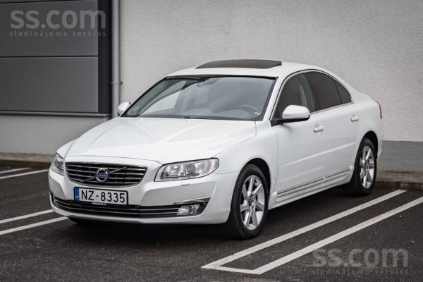 White Volvo S80 2014 in Riga, with an engine capacity of 2.00 L and mileage of 0 thousand km for 8950 €, photo 1 on AUTOMOTO.COM.LV