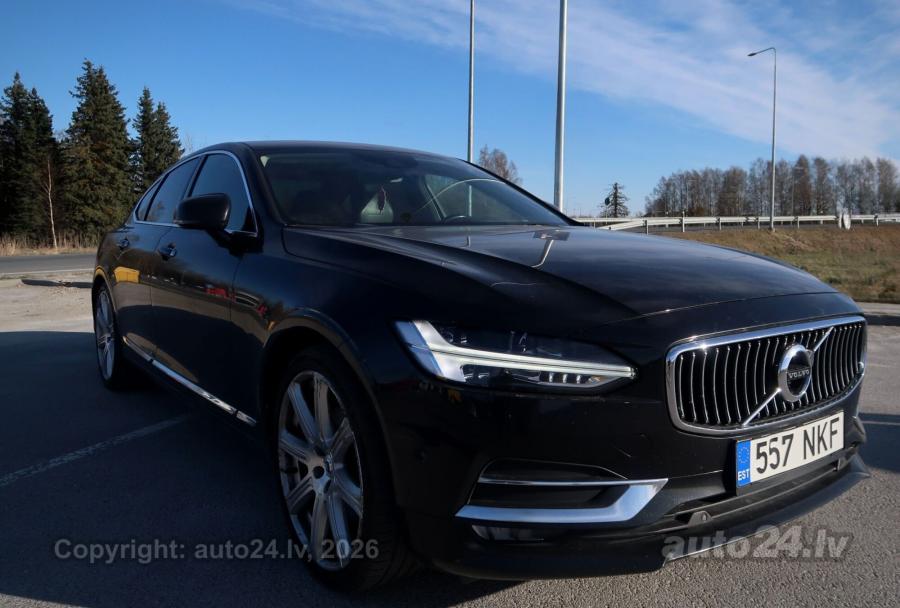 Black Volvo S90 2016 in Tallinn, with an engine capacity of 2.00 L and mileage of 277 thousand km for 15800 €, photo 3 on AUTOMOTO.COM.LV