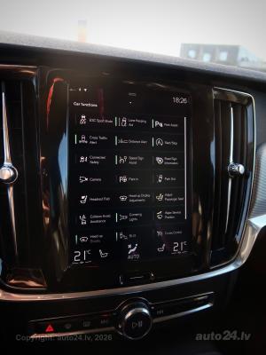 Black Volvo S90 2016 in Tallinn, with an engine capacity of 2.00 L and mileage of 277 thousand km for 15800 €, photo 15 on AUTOMOTO.COM.LV