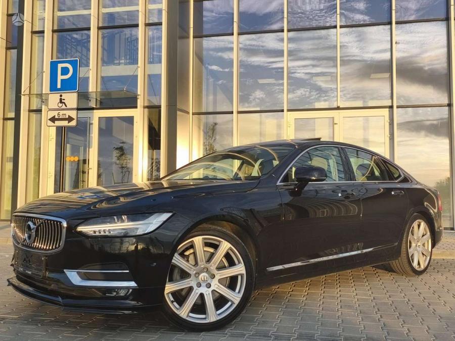 Melns Volvo S90 2016 Viļņa, ar dzinēja tilpumu 2.00 L un nobraukumu 170 tūkst. km par 21000 €, foto 13 vietnē AUTOMOTO.COM.LV