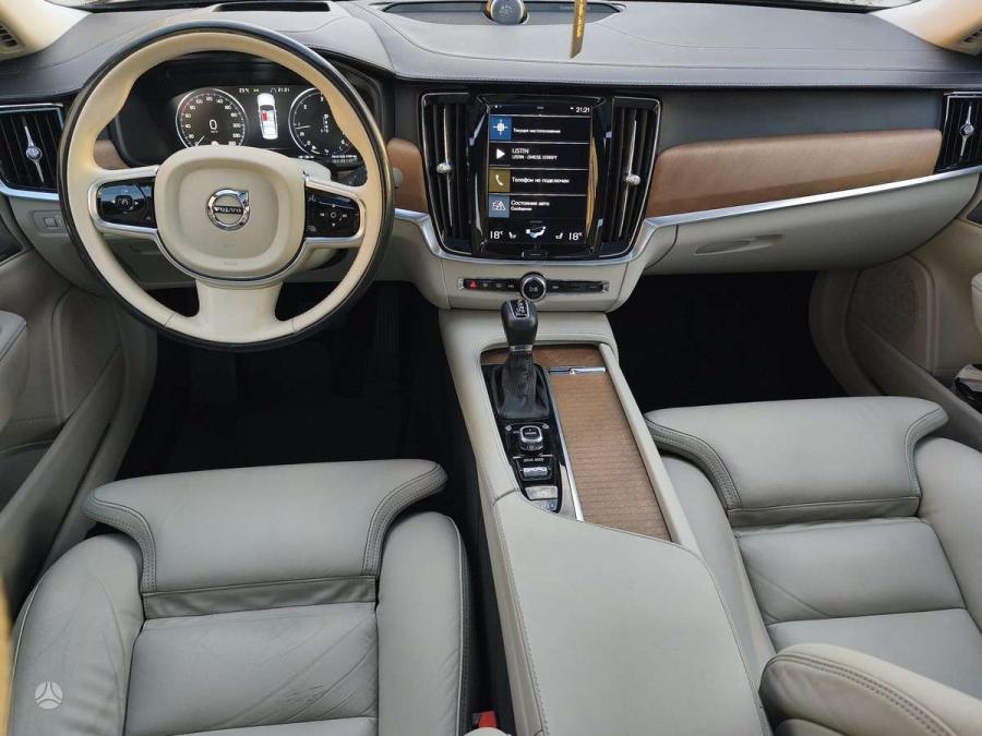 Melns Volvo S90 2016 Viļņa, ar dzinēja tilpumu 2.00 L un nobraukumu 170 tūkst. km par 21000 €, foto 37 vietnē AUTOMOTO.COM.LV