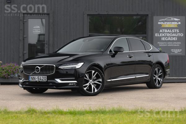 Black Volvo S90 2016 in Jelgava, with an engine capacity of 2.00 L and mileage of 287 thousand km for 17900 €, photo 1 on AUTOMOTO.COM.LV
