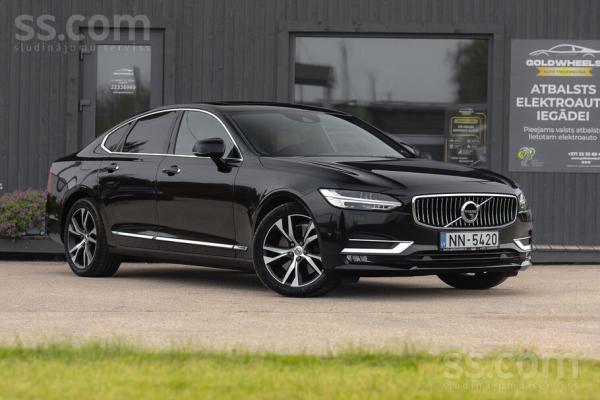 Black Volvo S90 2016 in Jelgava, with an engine capacity of 2.00 L and mileage of 287 thousand km for 17900 €, photo 3 on AUTOMOTO.COM.LV