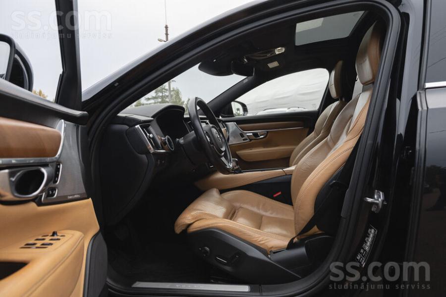 Melns Volvo S90 2016 Jelgava, ar dzinēja tilpumu 2.00 L un nobraukumu 287 tūkst. km par 17900 €, foto 13 vietnē AUTOMOTO.COM.LV