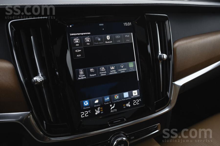 Melns Volvo S90 2016 Jelgava, ar dzinēja tilpumu 2.00 L un nobraukumu 287 tūkst. km par 17900 €, foto 28 vietnē AUTOMOTO.COM.LV