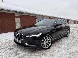 Black Volvo S90 2017 in Kaunas, with an engine capacity of 2.01 L and mileage of 302 thousand km for 12900 €, photo  on AUTOMOTO.COM.LV