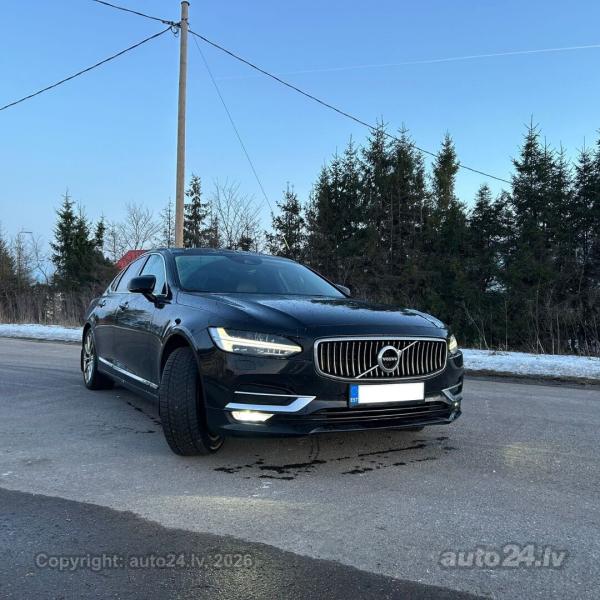 Black Volvo S90 2017 in Tallinn, with an engine capacity of 2.00 L and mileage of 199 thousand km for 19900 €, photo 2 on AUTOMOTO.COM.LV