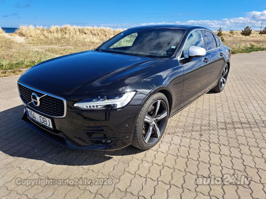 Melns Volvo S90 2017 Kerdla, ar dzinēja tilpumu 2.00 L un nobraukumu 71 tūkst. km par 25000 €, foto 4 vietnē AUTOMOTO.COM.LV