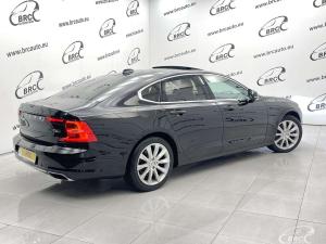 Black Volvo S90 2017 in Vilnius, with an engine capacity of 1.97 L and mileage of 168 thousand km for 14400 €, photo 4 on AUTOMOTO.COM.LV
