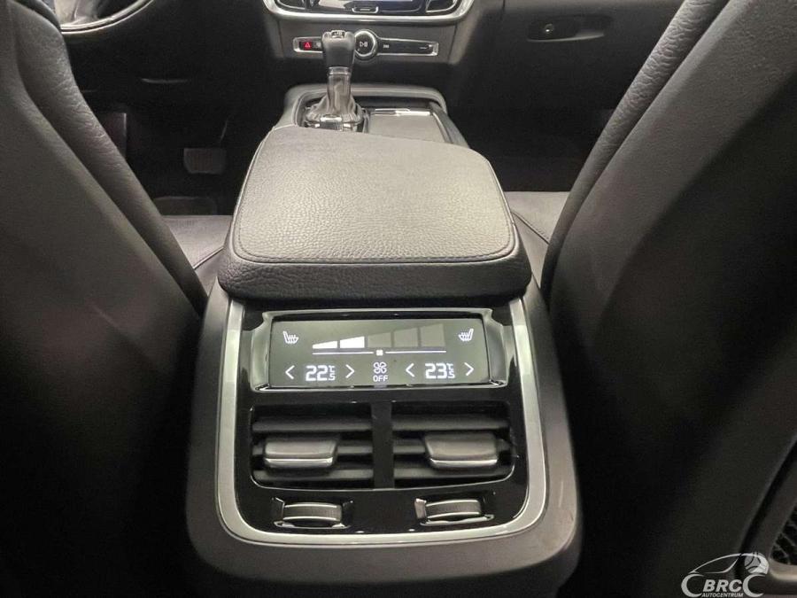 Black Volvo S90 2017 in Vilnius, with an engine capacity of 1.97 L and mileage of 168 thousand km for 14400 €, photo 15 on AUTOMOTO.COM.LV