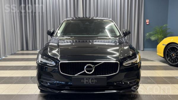 Black Volvo S90 2018 in Riga, with an engine capacity of 2.00 L and mileage of 158 thousand km for 18990 €, photo 2 on AUTOMOTO.COM.LV