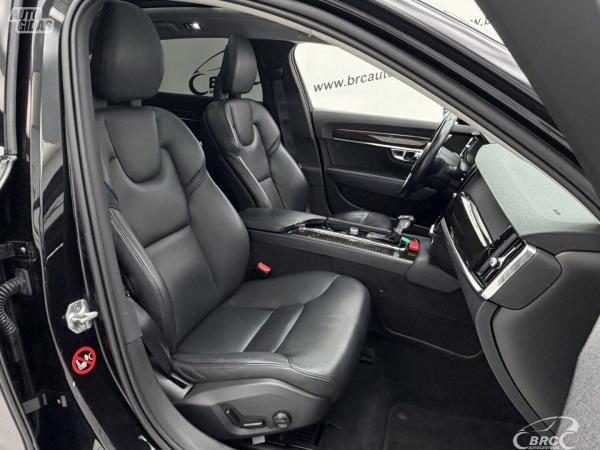 Black Volvo S90 2018 in Avizieniai, with an engine capacity of 2.00 L and mileage of 82 thousand km for 17900 €, photo 7 on AUTOMOTO.COM.LV