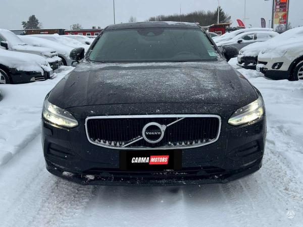 Black Volvo S90 2018 in Vilnius, with an engine capacity of 1.97 L and mileage of 225 thousand km for 15790 €, photo 5 on AUTOMOTO.COM.LV