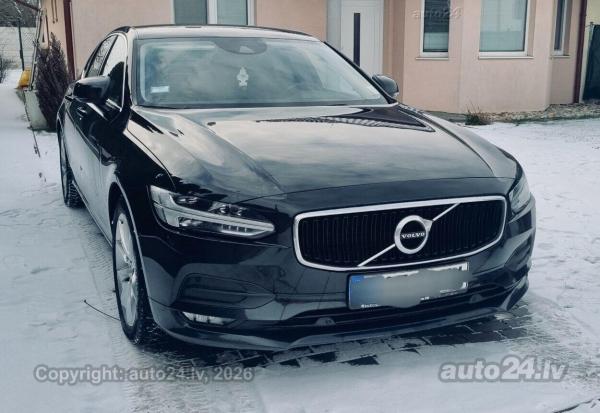Black Volvo S90 2018 in Tallinn, with an engine capacity of 2.00 L and mileage of 179 thousand km for 26400 €, photo 1 on AUTOMOTO.COM.LV