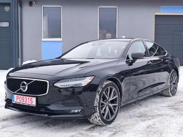 Black Volvo S90 2018 in Klaipeda, with an engine capacity of 2.00 L and mileage of 52 thousand km for 21500 €, photo 1 on AUTOMOTO.COM.LV