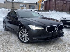 Black Volvo S90 2018 in Vilnius, with an engine capacity of 1.97 L and mileage of 224 thousand km for 14400 €, photo 6 on AUTOMOTO.COM.LV